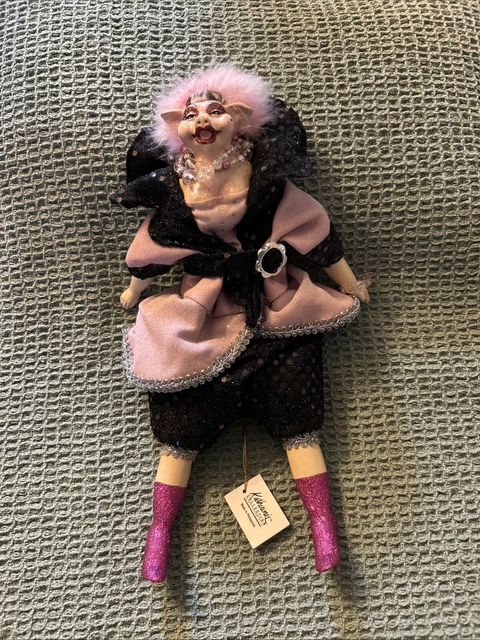 KATHERINE'S COLLECTION WAYNE Kleski Goldie Cadillac Pig Doll Retired ...
