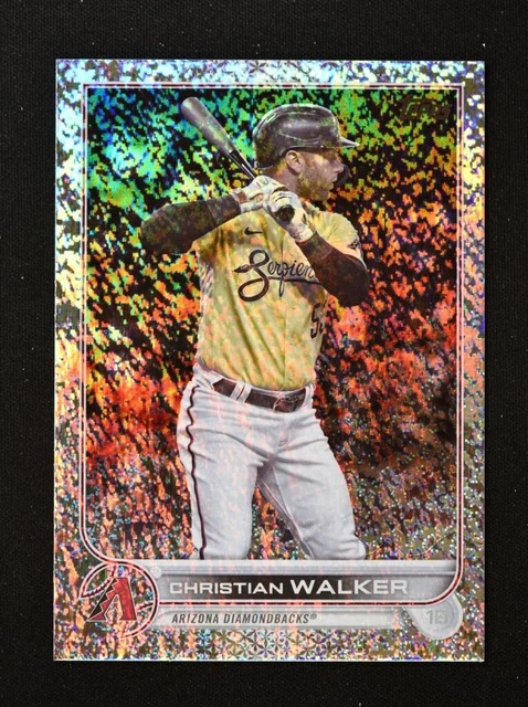 TABLEAU D'ALUMINIUM DE base 2022 série 1 #75 Christian Walker /390 - Arizona Diamondbacks EUR 2 ...