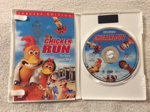 CHICKEN RUN DVD Special Edition - Disc VG condition - Kids Animated ...