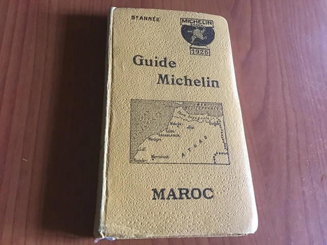 GUIDE MICHELIN Maroc 1926 EUR 150,00 - PicClick FR