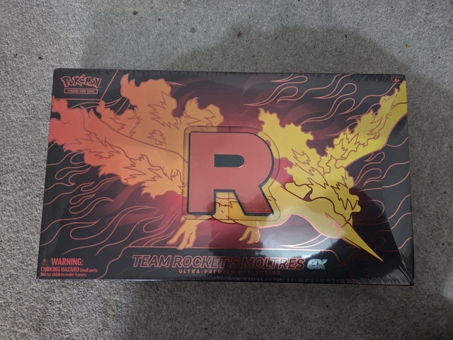 POKEMON TEAM ROCKET'S Moltres ex Ultra Premium Collection UPC £170.00 ...