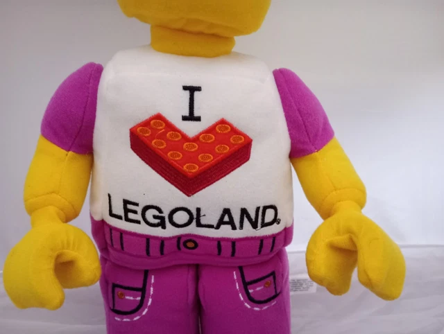 LEGOLAND EXCLUSIVE 'I Love Legoland' Girl Plush Soft Toy Doll 14" £9.99 ...