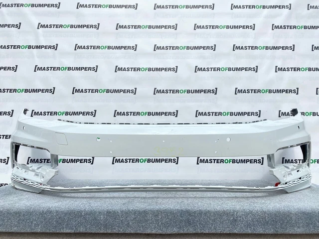 VW PASSAT R Line B8 2015-2018 Front Bumper In White 4 X Pdc Genuine ...