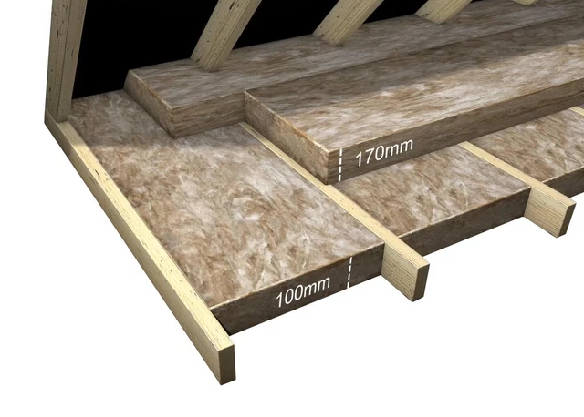 KNAUF LOFT INSULATION Roll, floor and roof lagging, 200mm Super Top Up ...