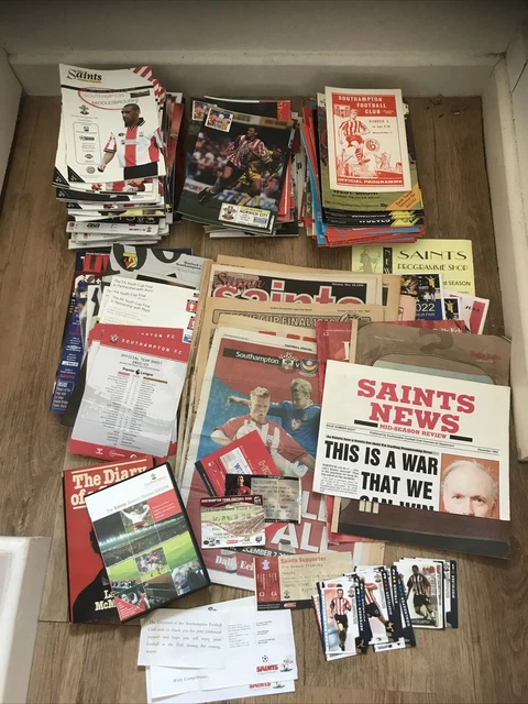 SOUTHAMPTON FC FOOTBALL Programme And Memorabilia Collection £5.91 ...
