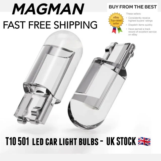501 LED BULB T10 W5W High Quaility Side Light Bulbs Various Colours ...