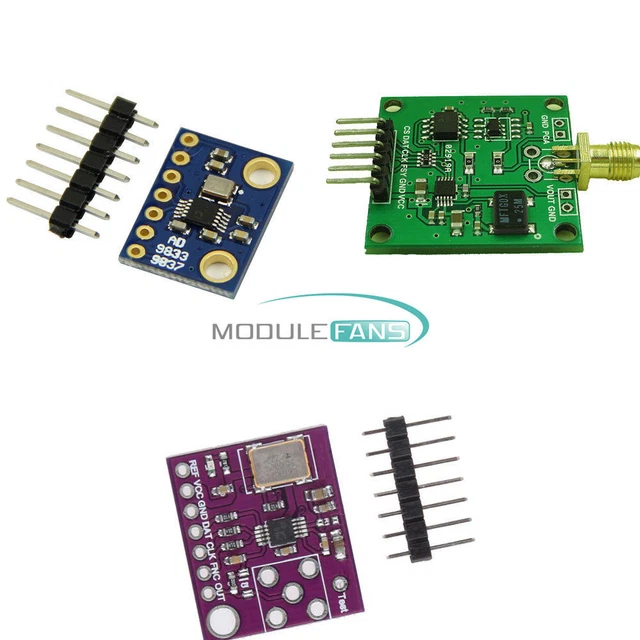DDS AD9833 SIGNAL Generator Module Microprocessors Sine Square Wave ...