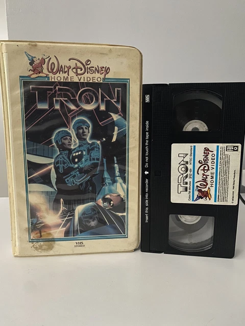 TRON VHS 1982 Walt Disney Home Video Vintage Disney VHS Jeff Bridges ...