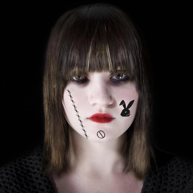 6 SHEETS BODY Art Sticker Halloween Face Costume Stickers for Kids $21. ...