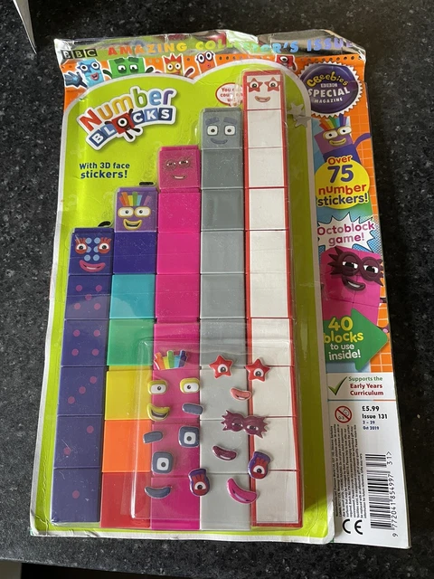 CBEEBIES NUMBERBLOCKS 6-10 Magazine. Unopened - Magazine 131 £14.95 ...
