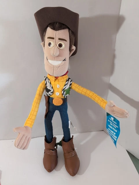 VINTAGE DISNEY POSABLE Toy Story Sheriff Woody Stuff Plush Doll 20 ...