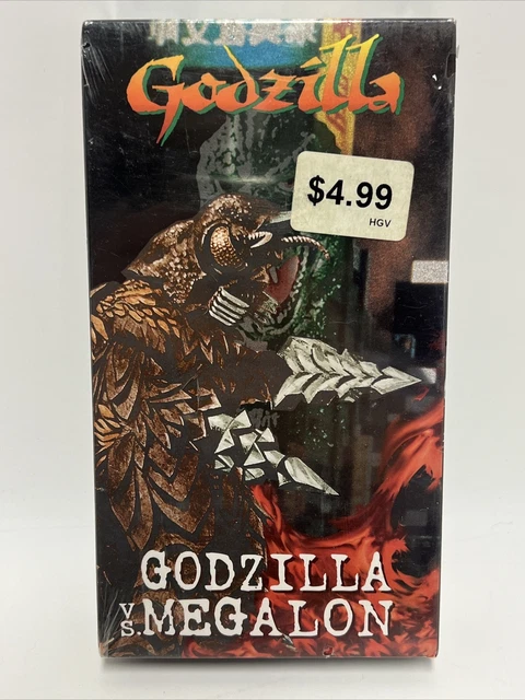 GODZILLA VS MEGALON - HGV Video Productions ( VHS, 1997) NEW & SEALED ...