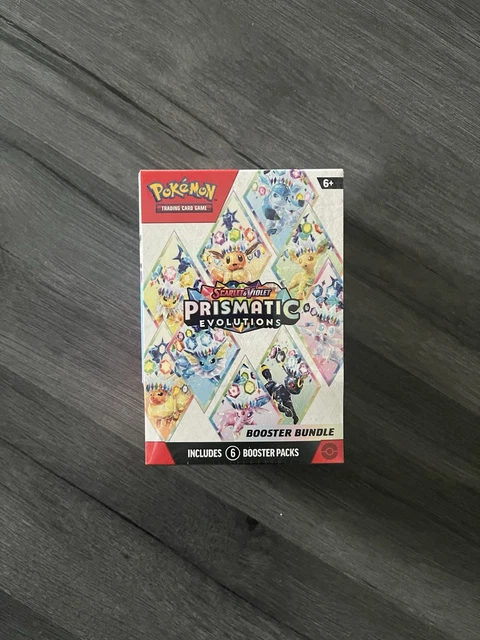 POKEMON-TCG-SCARLET-PRISMATIC-EVOLUTIONS BOOSTER BUNDLE £49.85 ...