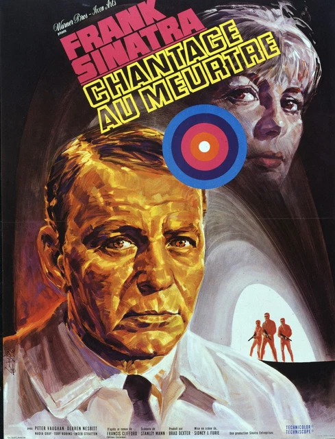 CHANTAGE AU MEURTRE, FRANK SINATRA, Repro affiche CINEMA , 40x60 cm, HQ ...