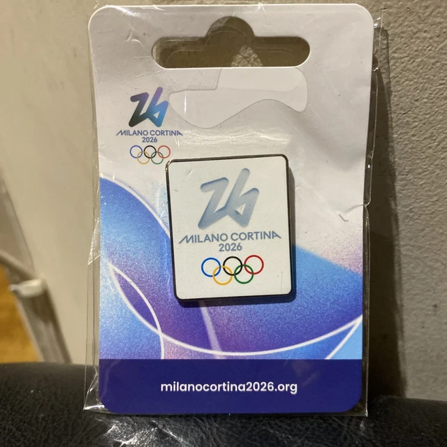MILANO CORTINA 2026 Winter Olympics Logo Official Pin Badge £20.00 ...