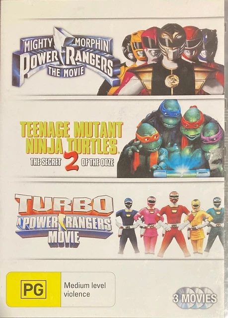 MIGHTY MORPHIN POWER Rangers / TMNT 2 / Turbo (DVD, 2010, 3-Disc Set ...