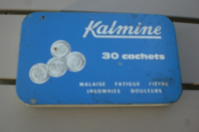 ANCIENNE BOÎTE CACHETS KALMINE. Labo Paul Métadier. médicament ...