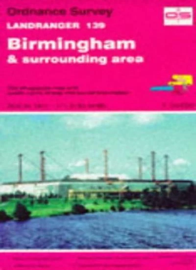 LANDRANGER MAPS: BIRMINGHAM and Surrounding Area Sheet 139 (OS L EUR 17 ...