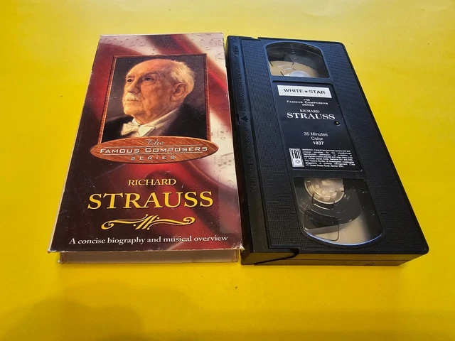 THE FAMOUS COMPOSERS Series Richard Strauss Vhs EUR 7,57 - PicClick FR