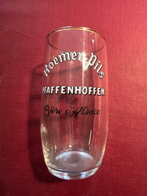 VERRE A BIERE : Brasserie - Roemer-Pils - Pfaffenhoffen - Rare !!! EUR 65,00 - PicClick FR