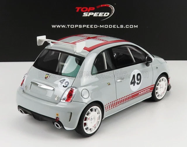 TOP SPEED FIAT 500 Abarth Assetto Kurs Presentation 1/18 TS0433 EUR 251,62 - PicClick DE