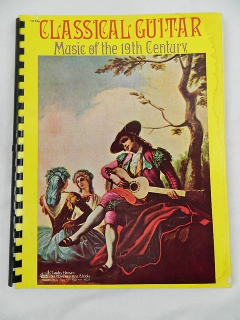 VINTAGE CLASSICAL GUITAR Music of the 19th Century 1968 Sheet Music ...