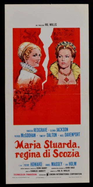 LOCANDINA MARIA STUARDA regina di scozia redgrave howard massey B214 ...