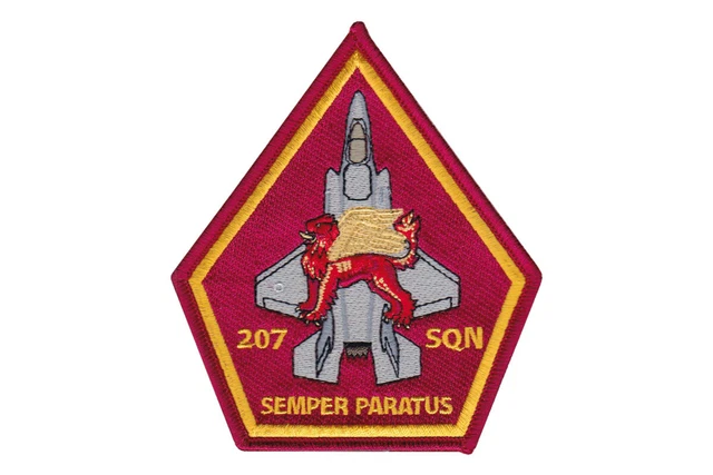 207 SQUADRON F-35B RAF Marham Lightning Pentagon Patch #207SQN12 £7.99 ...