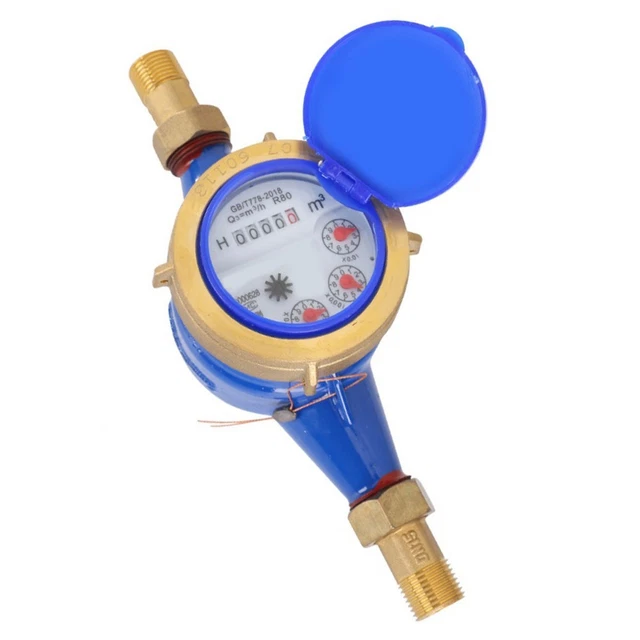 DIGITAL DN15 WATER Meter Smart Mechanical All Iron Water Meter for Home ...