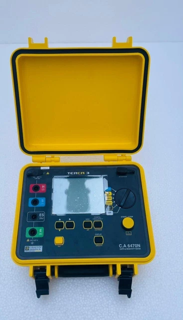CHAUVIN ARNOUX C.A 6470N TERCA 3 Earth & Ground Resistance Tester #New ...