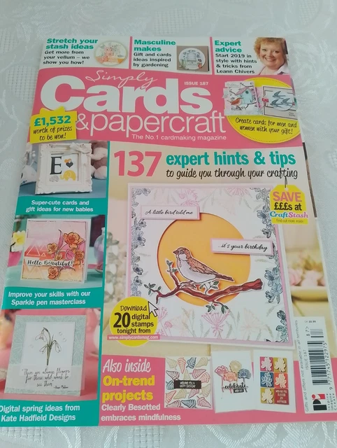 SIMPLY CARDS & Papercraft Magazine Issue 187 £1.50 - PicClick UK