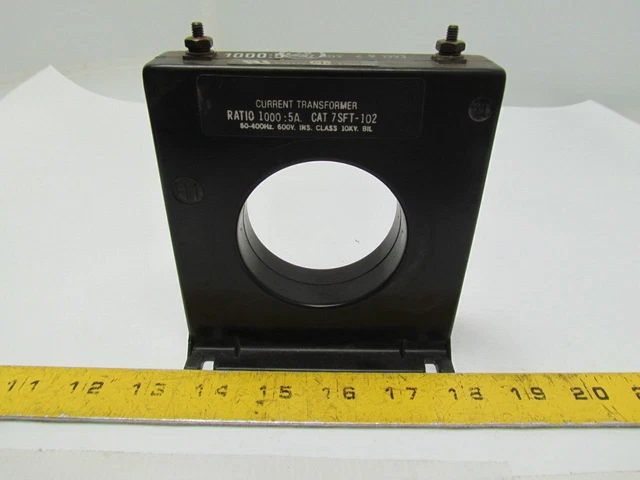 RAM METER 7SFT-102 Current Transformer Ratio 1000:5A 10KV. 600V 50 ...