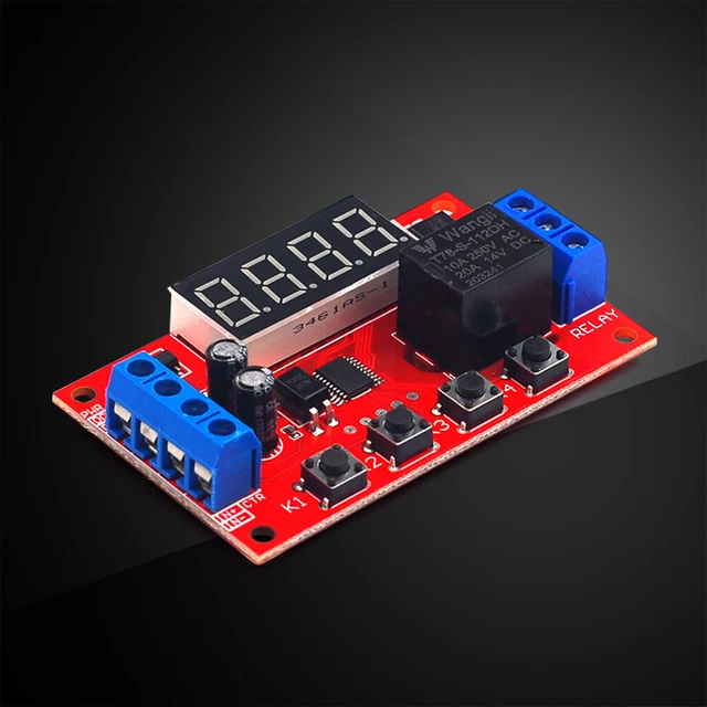 KEYENCE PLC Timer Modules DC 5V 12V 24V 10A Adjustable Time Delay Relay ...