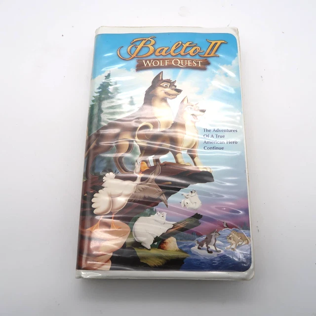 BALTO II WOLF QUEST VHS CLAMSHELL Kevin Bacon Fonda Phil Collins ...