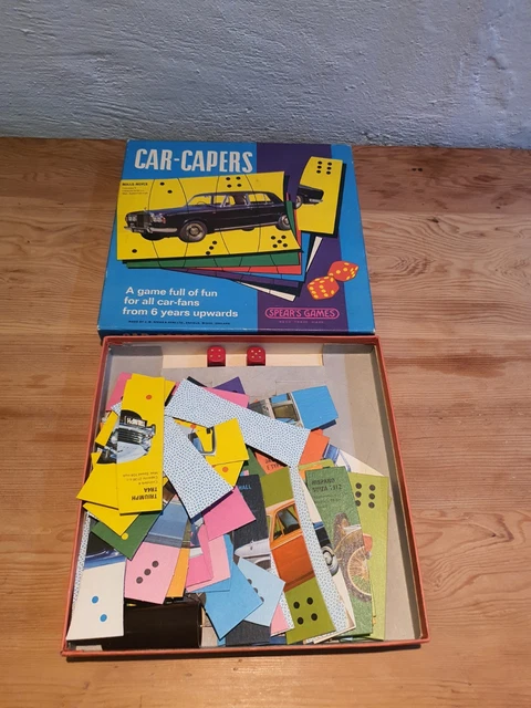 VINTAGE CAR-CAPERS SPEAR’S Game Complete 1960s 1970s retro classic car ...