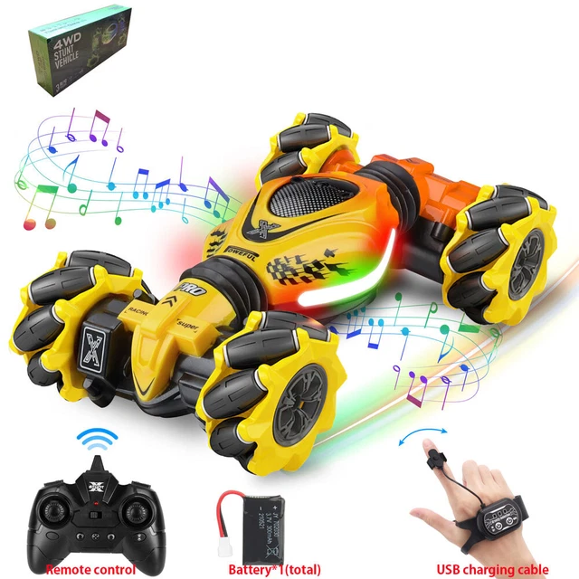 360° TWISTER RC Stunt Car Vehicle Remote Control Hand Gesture Sensing ...
