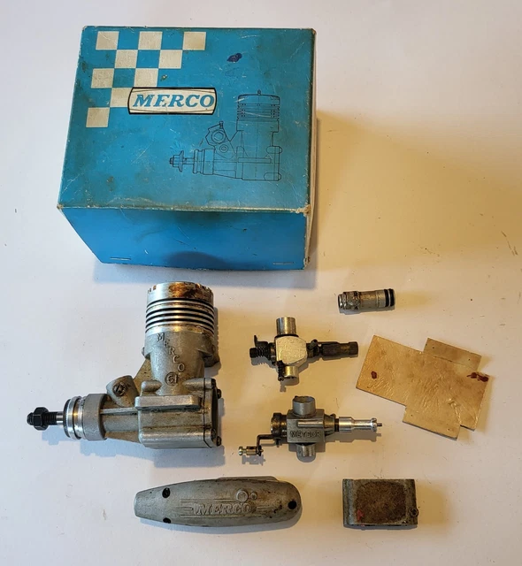 VINTAGE MERCO 61 RC aero model aircraft glow engine motor & Meteor etc ...
