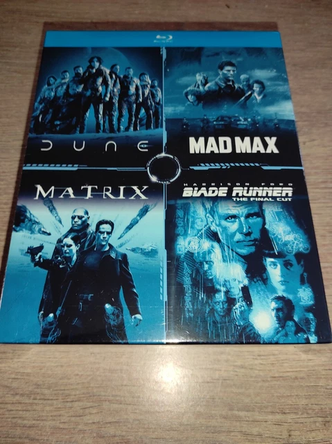 * COFFRET NEUF Sous Blister 4 Blu Ray ( Dune + Mad Max + Matrix + Blade ...