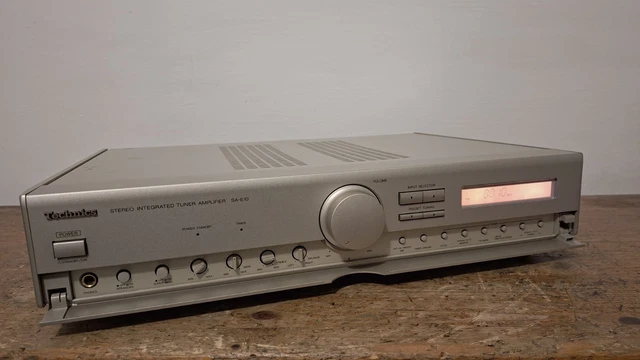 TECHNICS SA-E10 RECEIVER Amplifier. Phono Input. Made In Japan. New ...