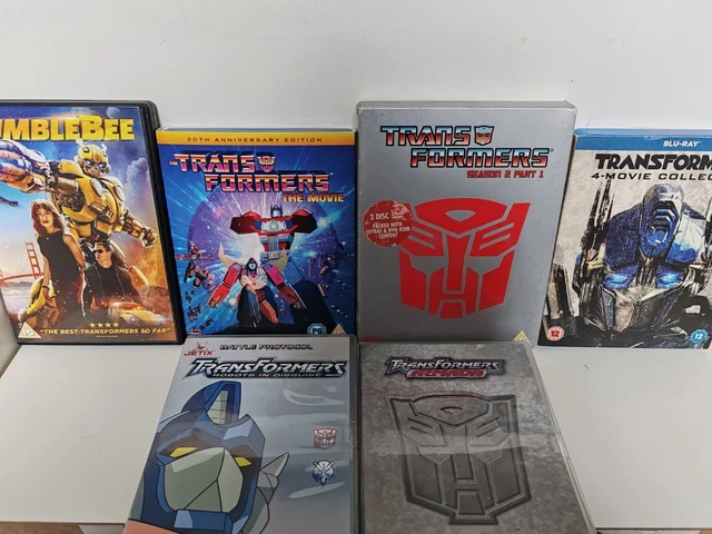 TRANSFORMERS DVD BUNDLE The Movie Armada Robots In Disguise Bumblebee £ ...