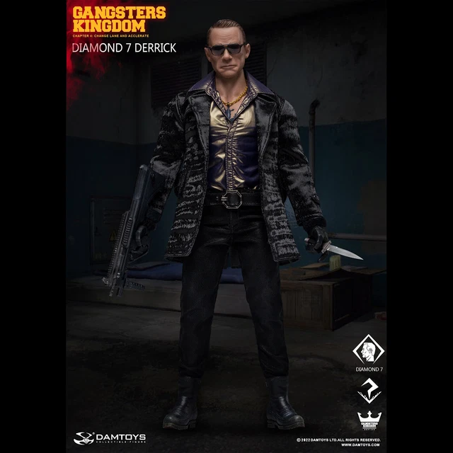 DAMTOYS GK026 1/6 Scale Gangsters Kingdom DIAMONDS 7 DERRICK Action ...