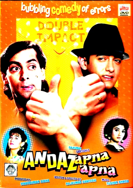 ANDAZ APNA - Salman Khan, Aamir Khan -New Bollywood Dvd - English ...