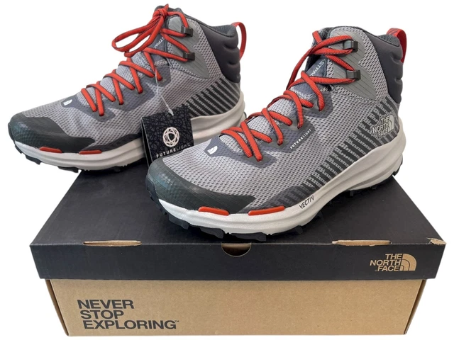 THE NORTH FACE Gray Vectiv Fastpack Mid Futurelight Hiking Boots - Men ...