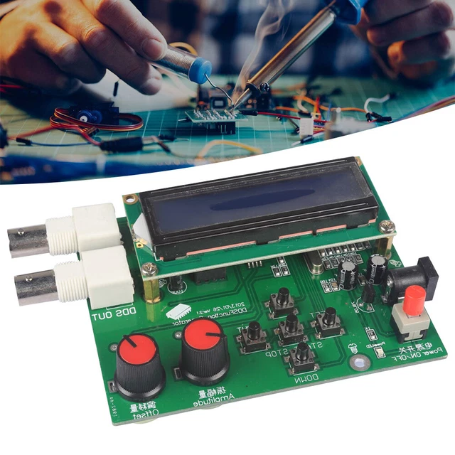 Dds Function Signal Generator Module Syntezator Lcd Display Dc 7v 9v