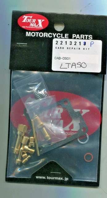 CARBURATEUR REBUILD KIT Suzuki Quad Lta 50 2002-2005 Jets Aiguille ...