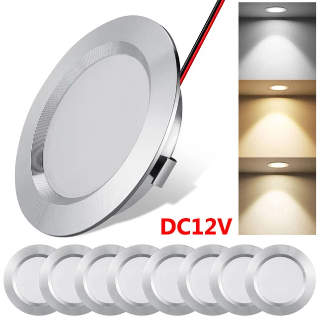 12V LED INTERIOR RV Boat Recessed Ceiling Lights Camper Super Slim ...