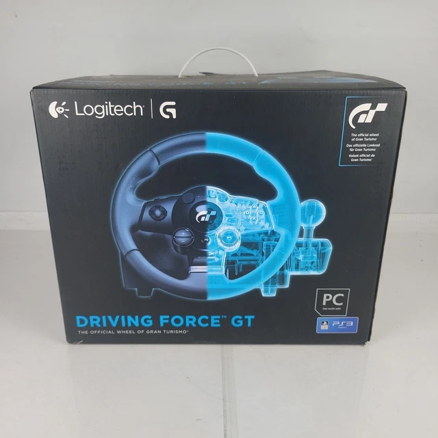 LOGITECH DRIVING FORCE GT Racing Volante con pedali Playstation 2/3 ...