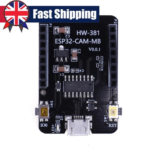 ESP32-CAM-MB BACKPLANE TTL Downloader Module CH340 Serial To USB 4.7V-5 ...