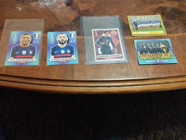 PANINI WORLD CUP World Cup Qatar 2022 EXTRA Single Sticker BASE Varane ...