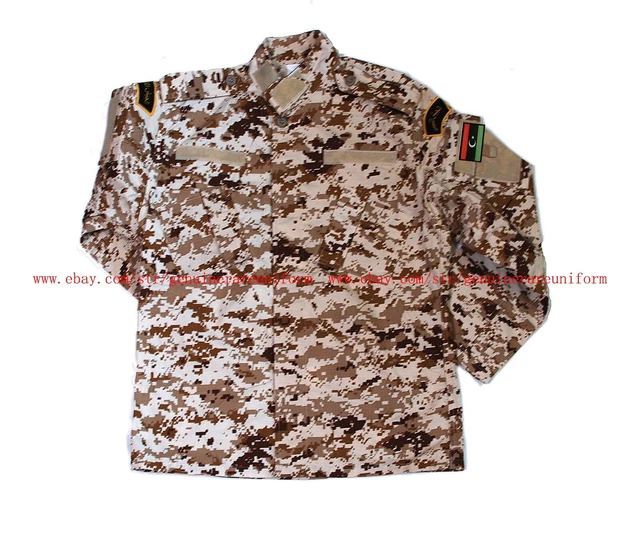 RARE GENUINE LIBYAN Desert Digital Camo Combat Uniform Top Pants Many ...